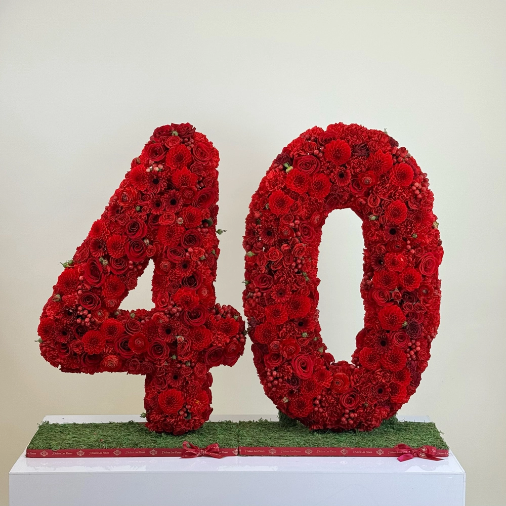 The 3 Foot Luxe Number or Letters - JLF Florist