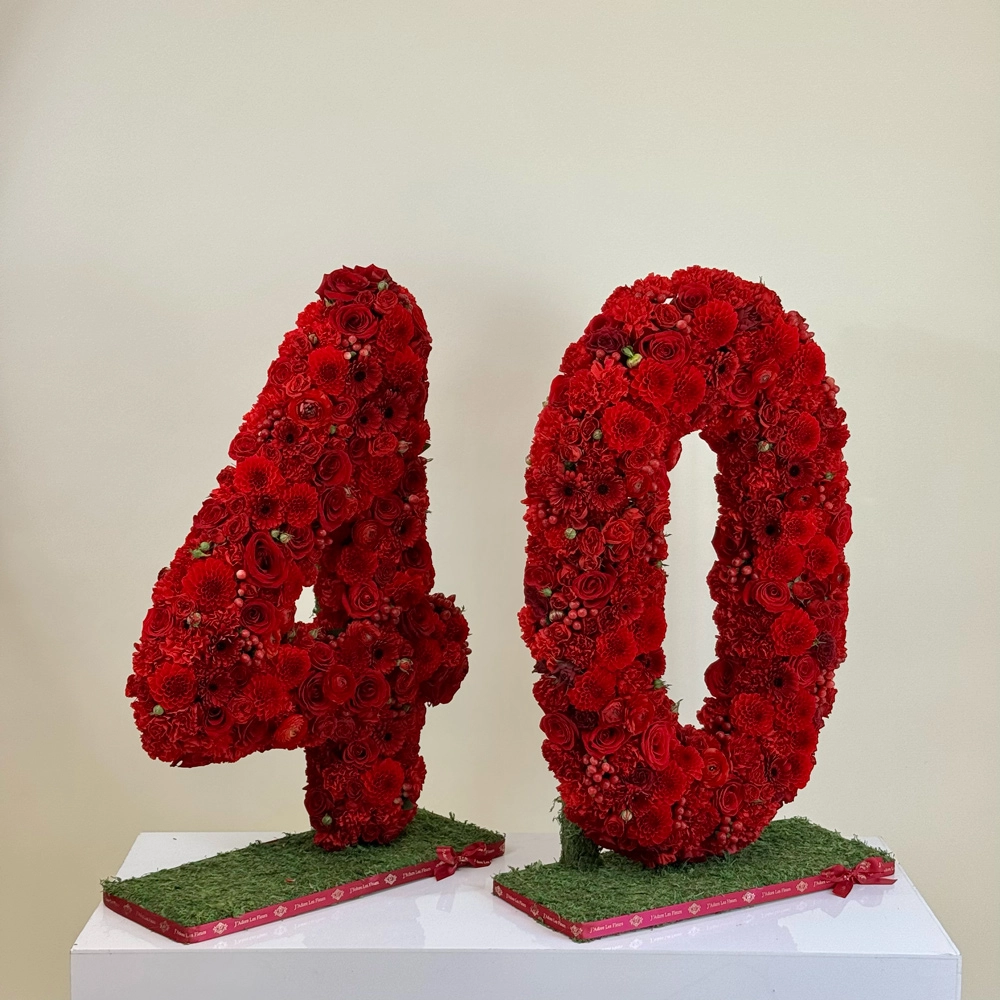 The 3 Foot Luxe Number or Letters - JLF Los Angeles Florist
